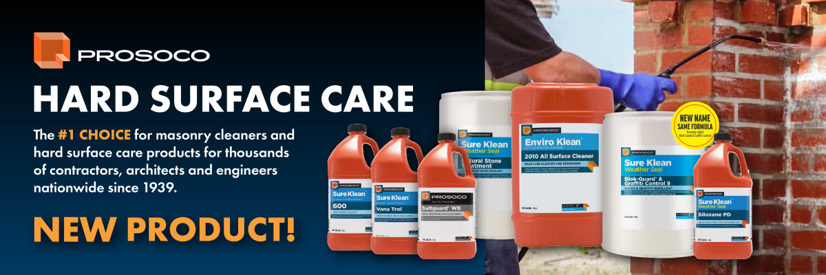 Introducing The Sure Klean Line by Prosoco