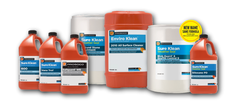 Introducing The Sure Klean Line by Prosoco
